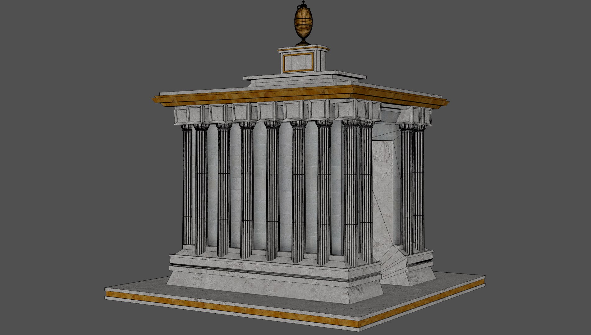 Free 3D Ancient Mini Temple - TurboSquid 2290516