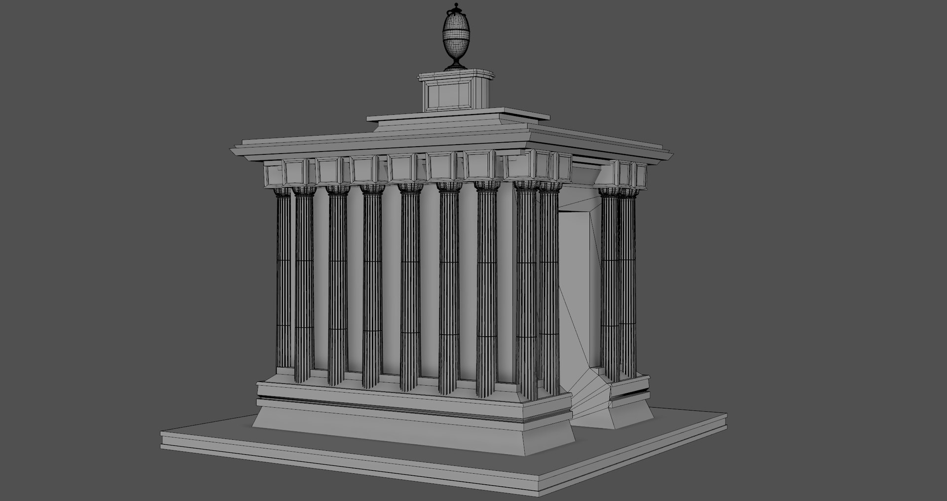 Free 3D Ancient Mini Temple - TurboSquid 2290516