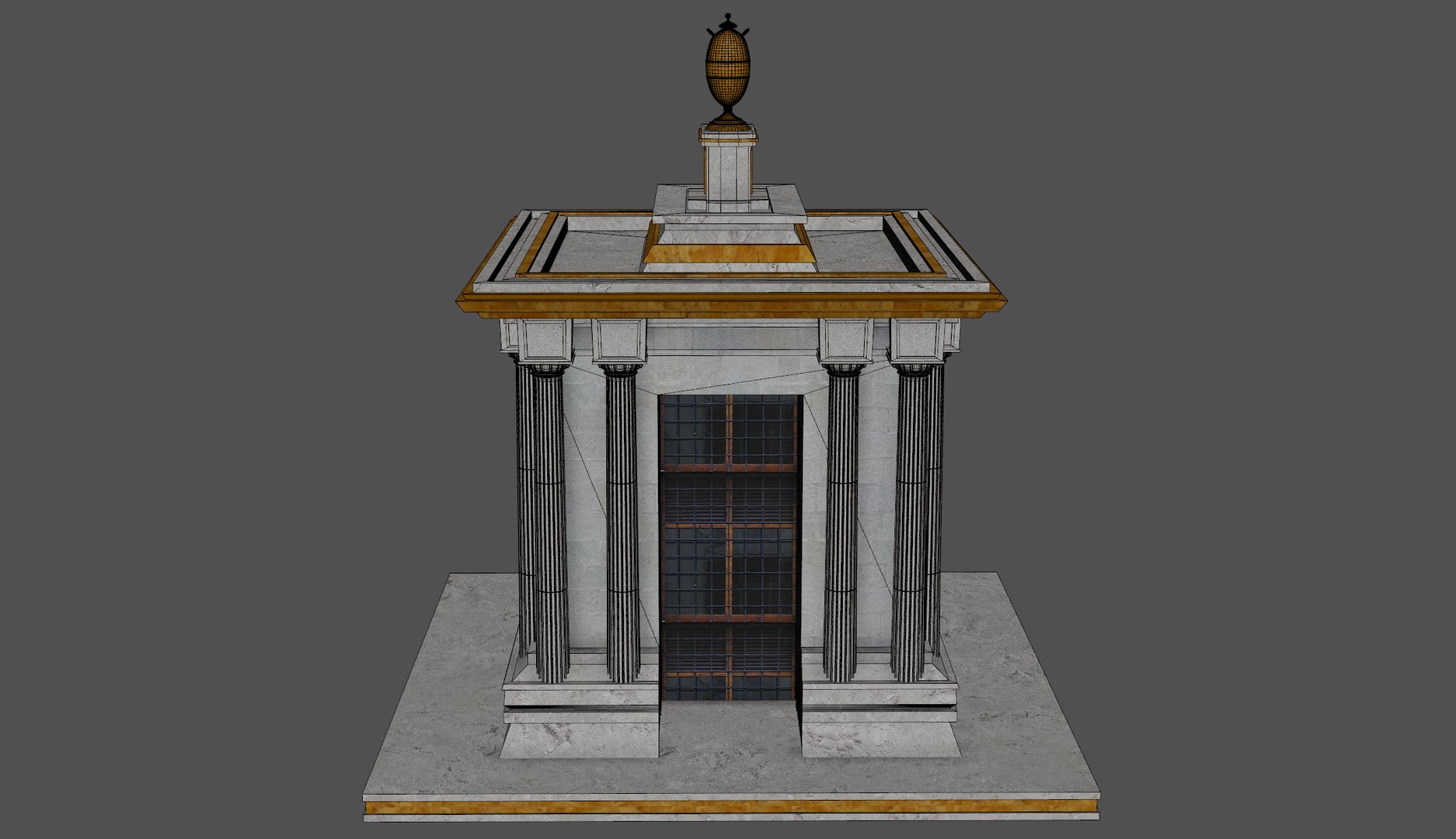 Free 3D Ancient Mini Temple - TurboSquid 2290516
