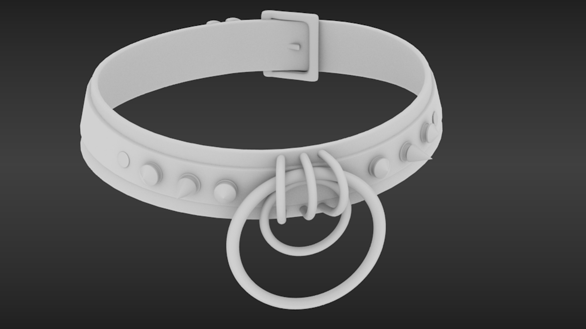 3D Model O-ring Choker - TurboSquid 1406826