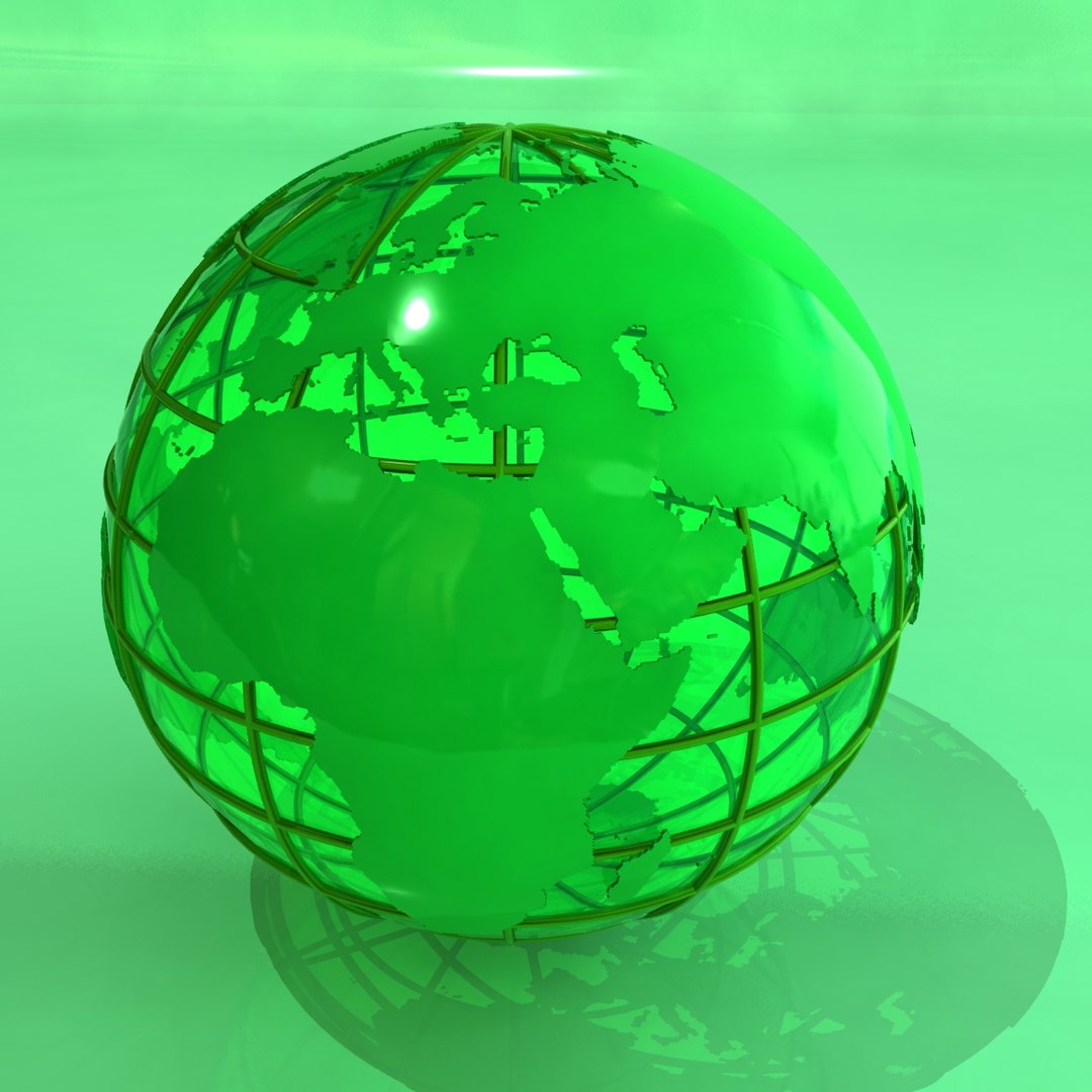 Globe Earth 3d Model