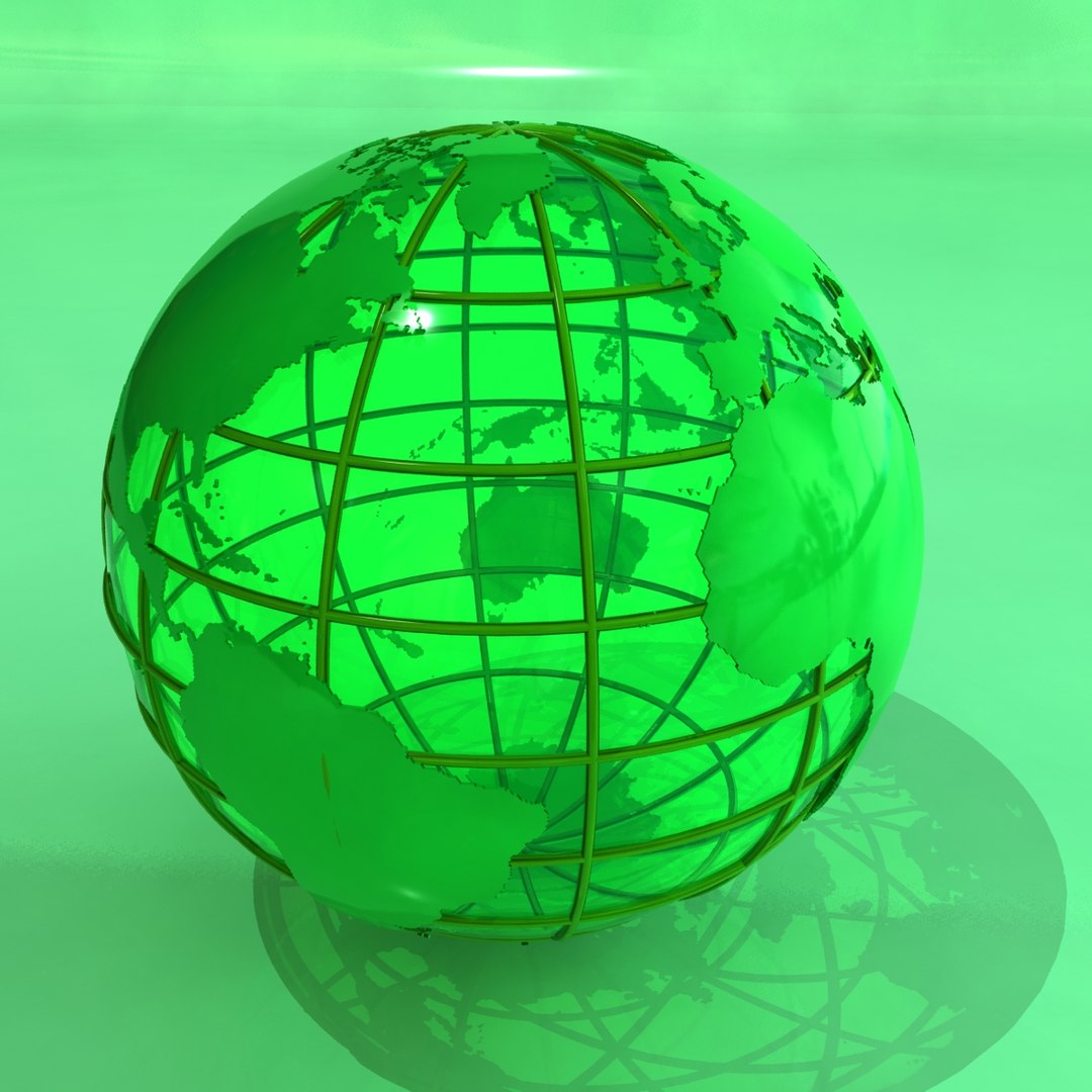 Globe Earth 3d Model