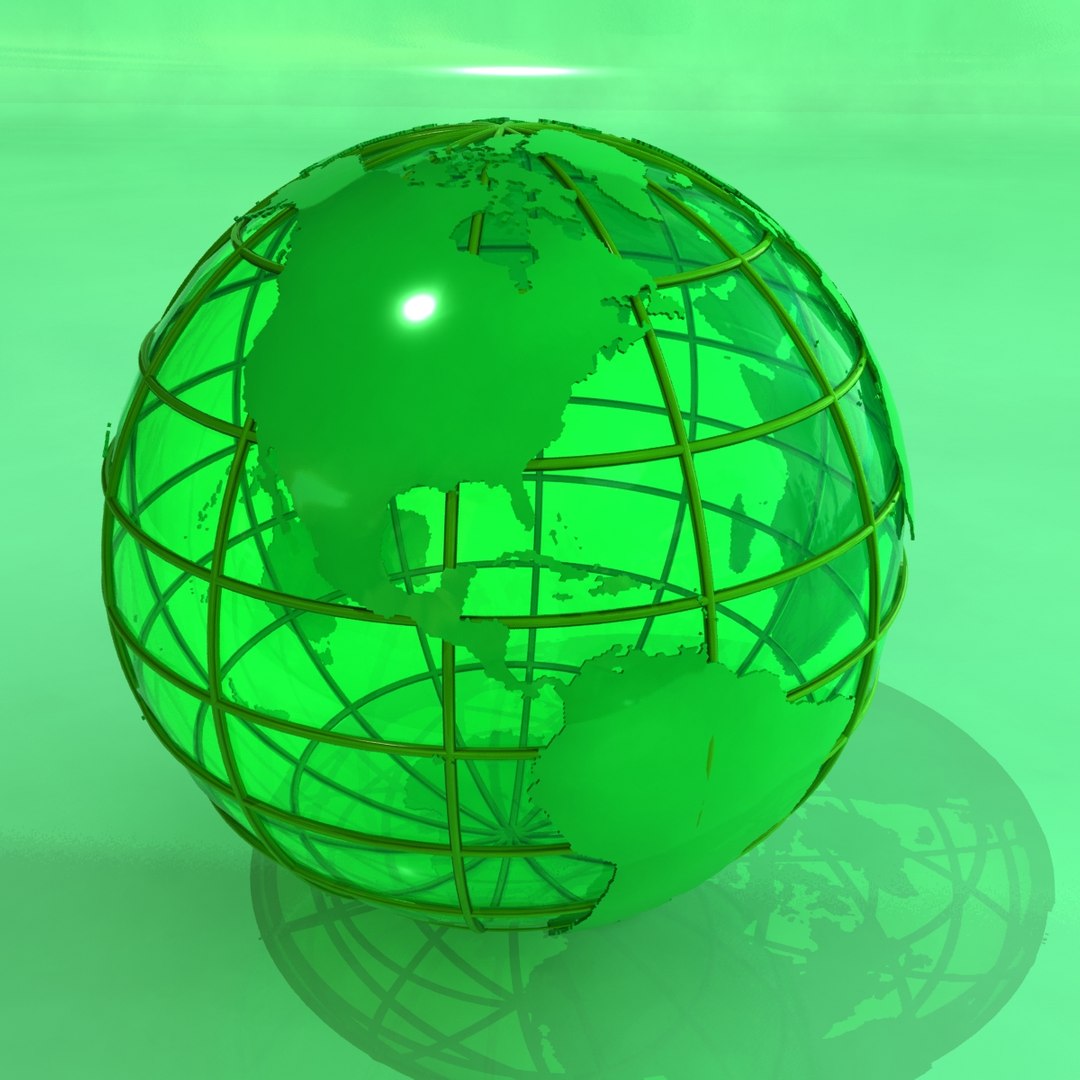 Globe Earth 3d Model