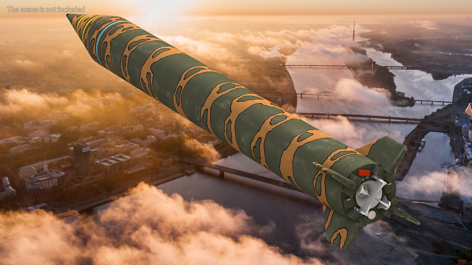 3D Pakistan Ballistic Missile Ghauri - TurboSquid 2071664