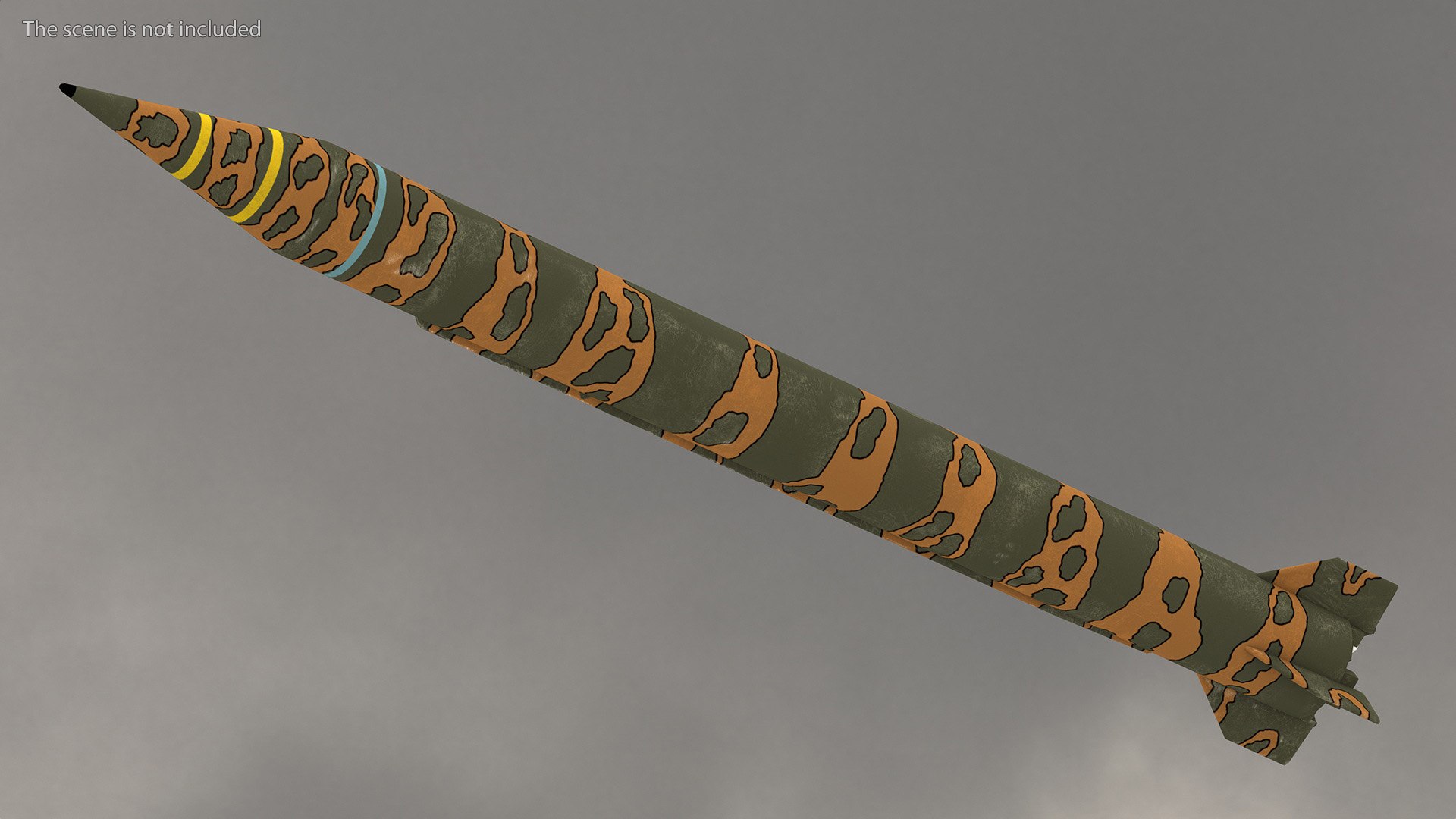 3D Pakistan Ballistic Missile Ghauri - TurboSquid 2071664