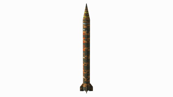 modelo 3d Pakistan Ballistic Missile Ghauri - TurboSquid 2071664