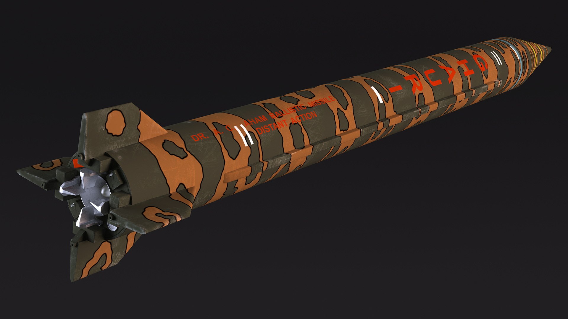 3D Pakistan Ballistic Missile Ghauri - TurboSquid 2071664