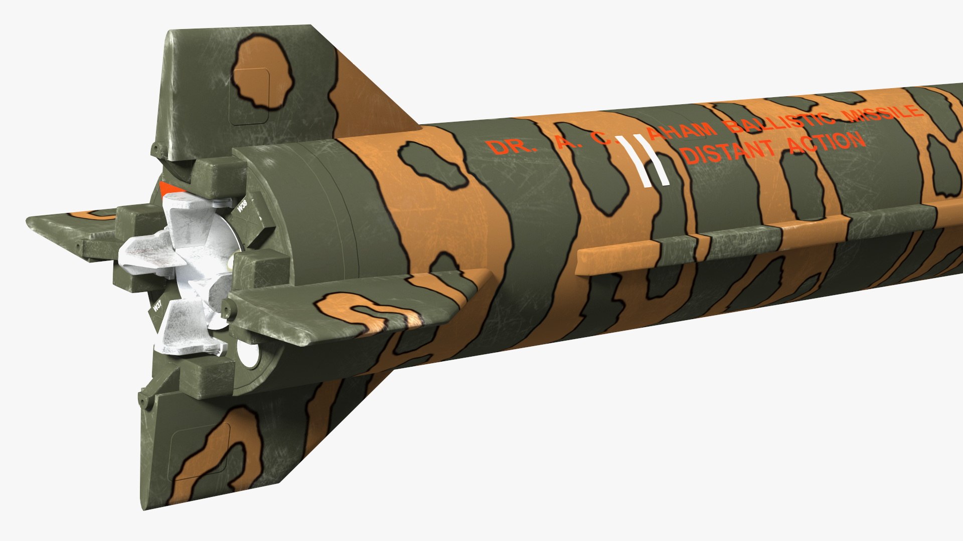 3D Pakistan Ballistic Missile Ghauri - TurboSquid 2071664