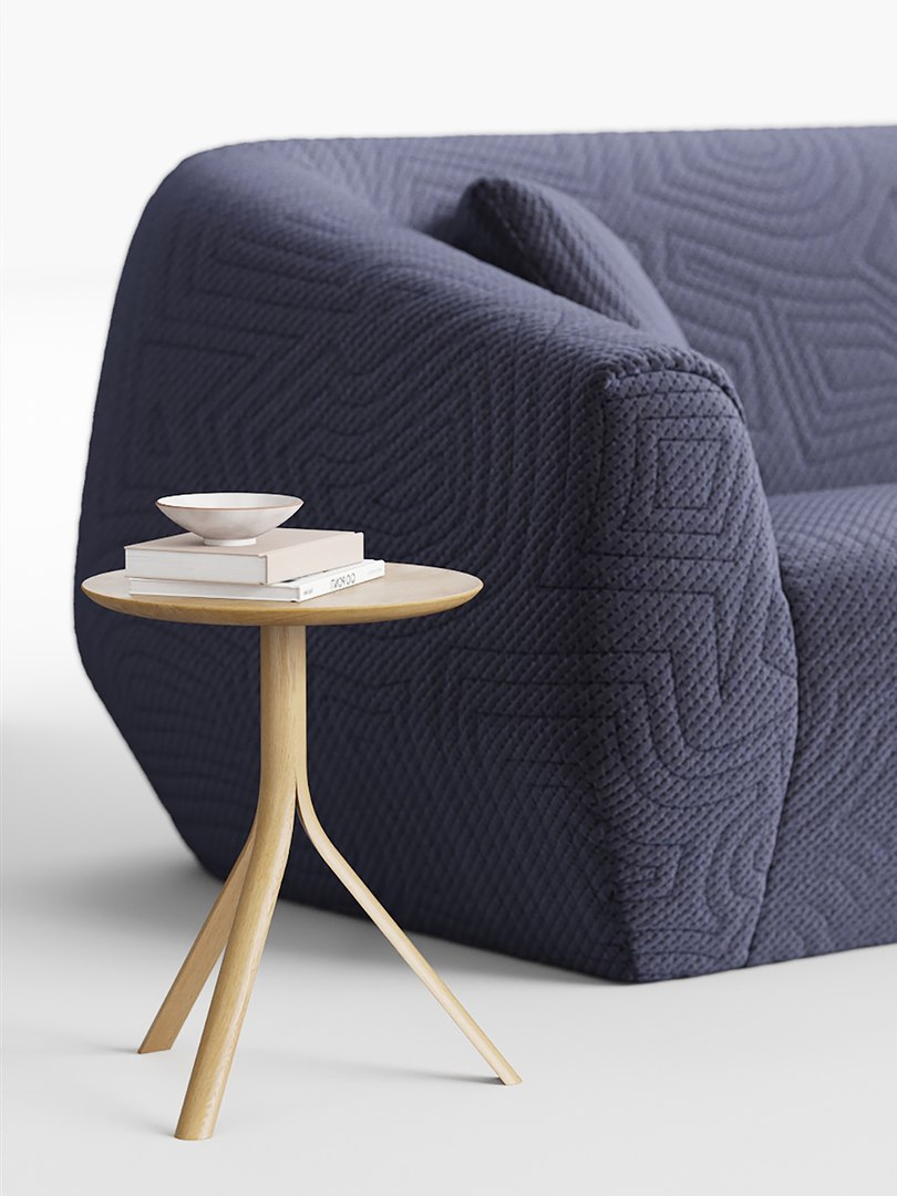 3D Splinter Side Table 35 Model - TurboSquid 2186474