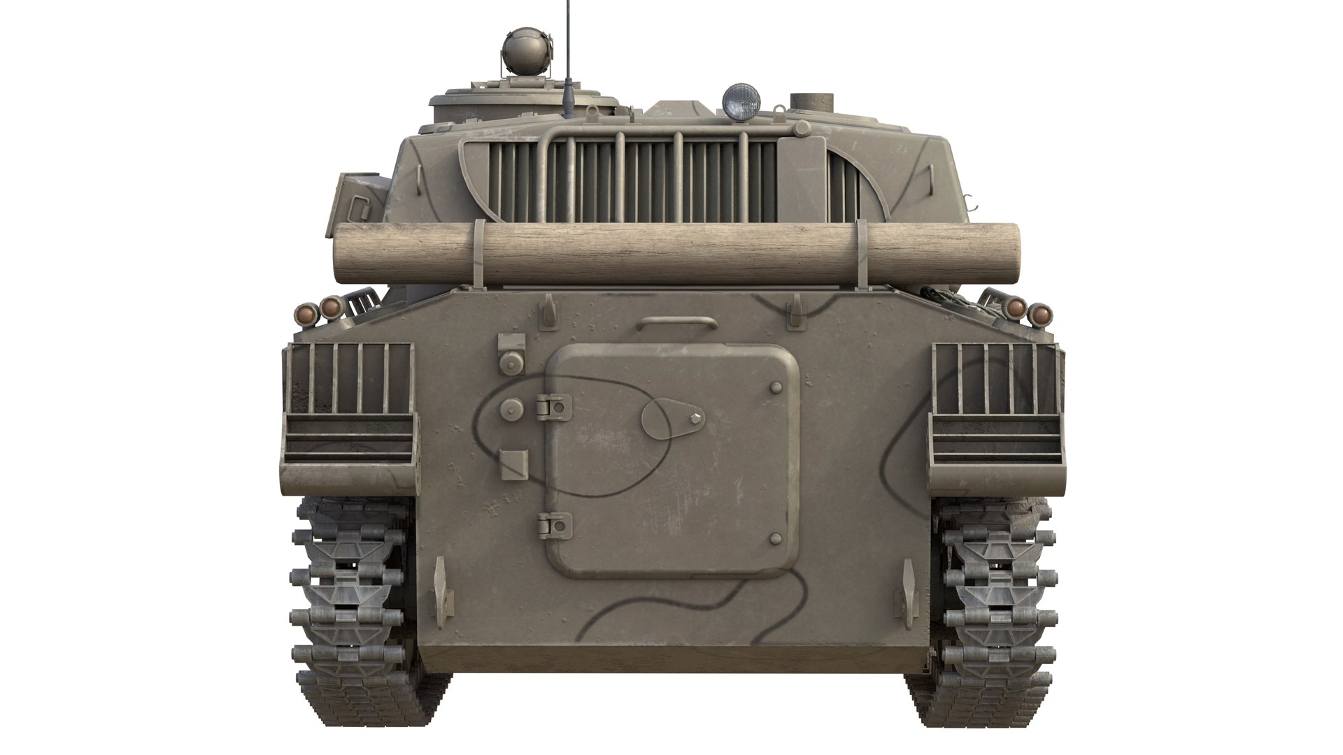 2S1 Gvozdika Soviet Howitzer 3D Model - TurboSquid 2301825