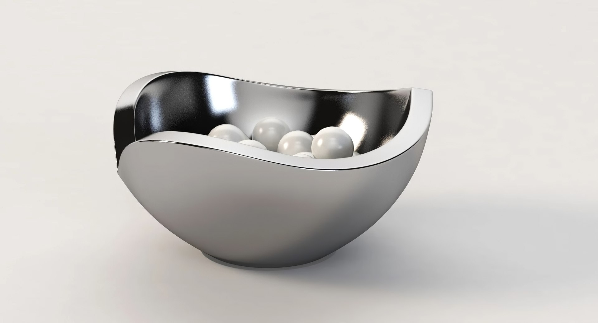 3D Model Nambe Love Bowl Table Decor Centerpiece - TurboSquid 2008281