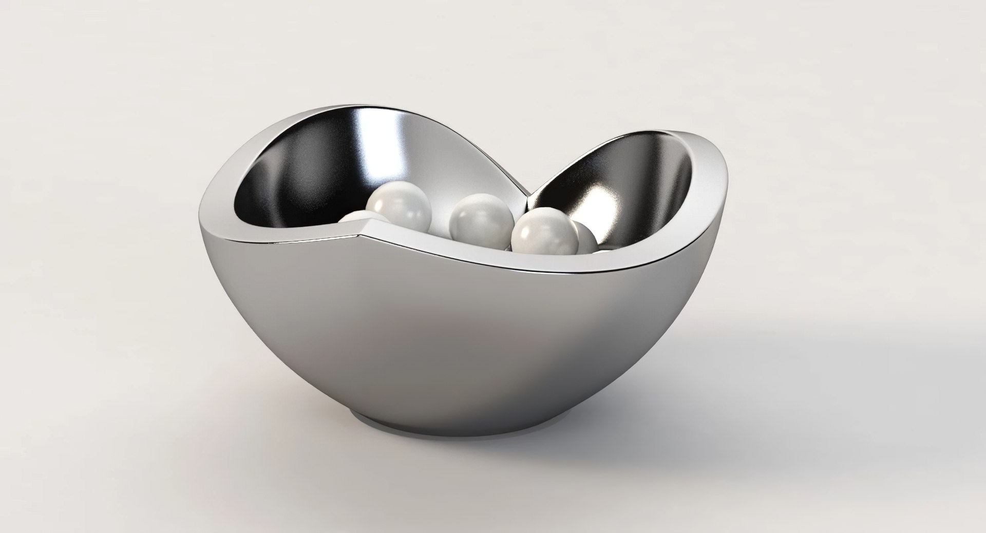 3D Model Nambe Love Bowl Table Decor Centerpiece - TurboSquid 2008281
