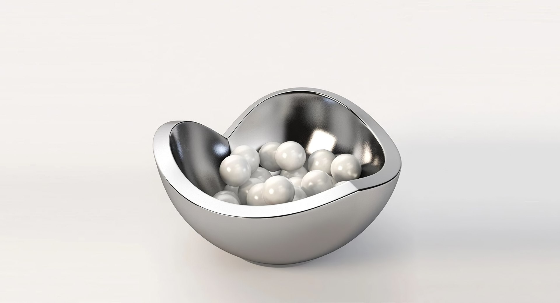 3D Model Nambe Love Bowl Table Decor Centerpiece - TurboSquid 2008281