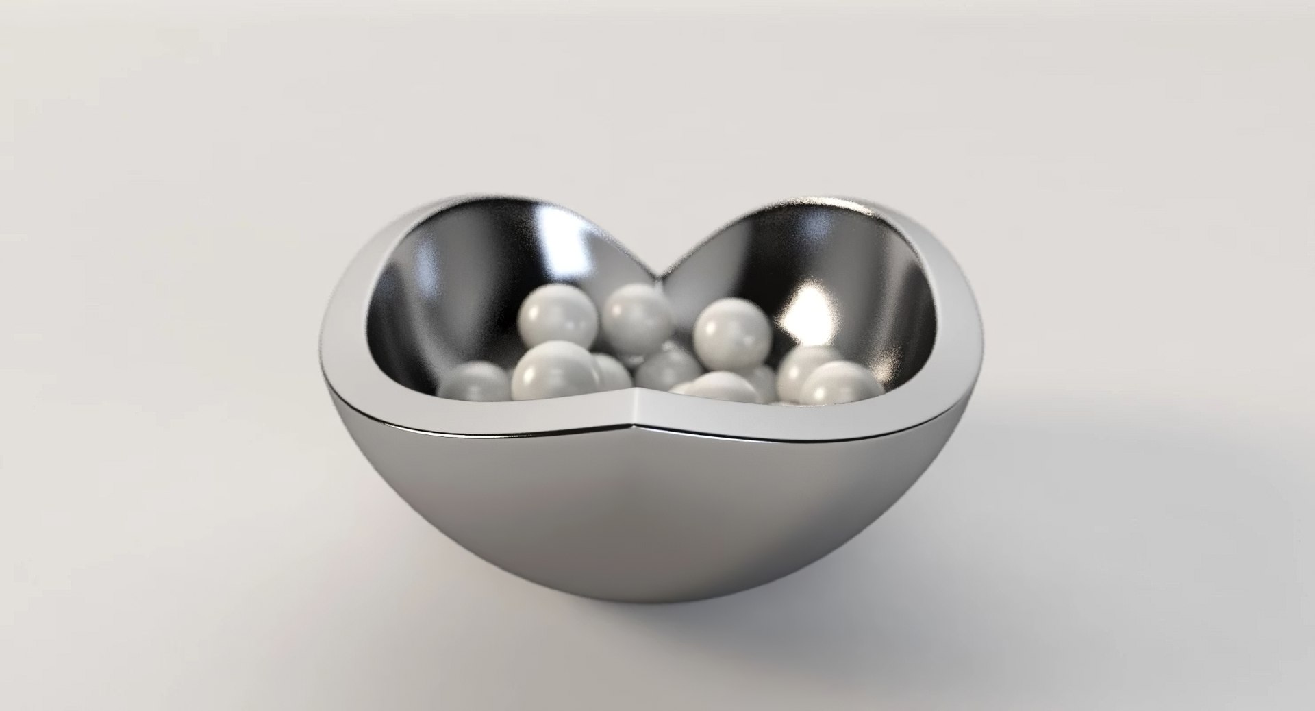 3D Model Nambe Love Bowl Table Decor Centerpiece - TurboSquid 2008281