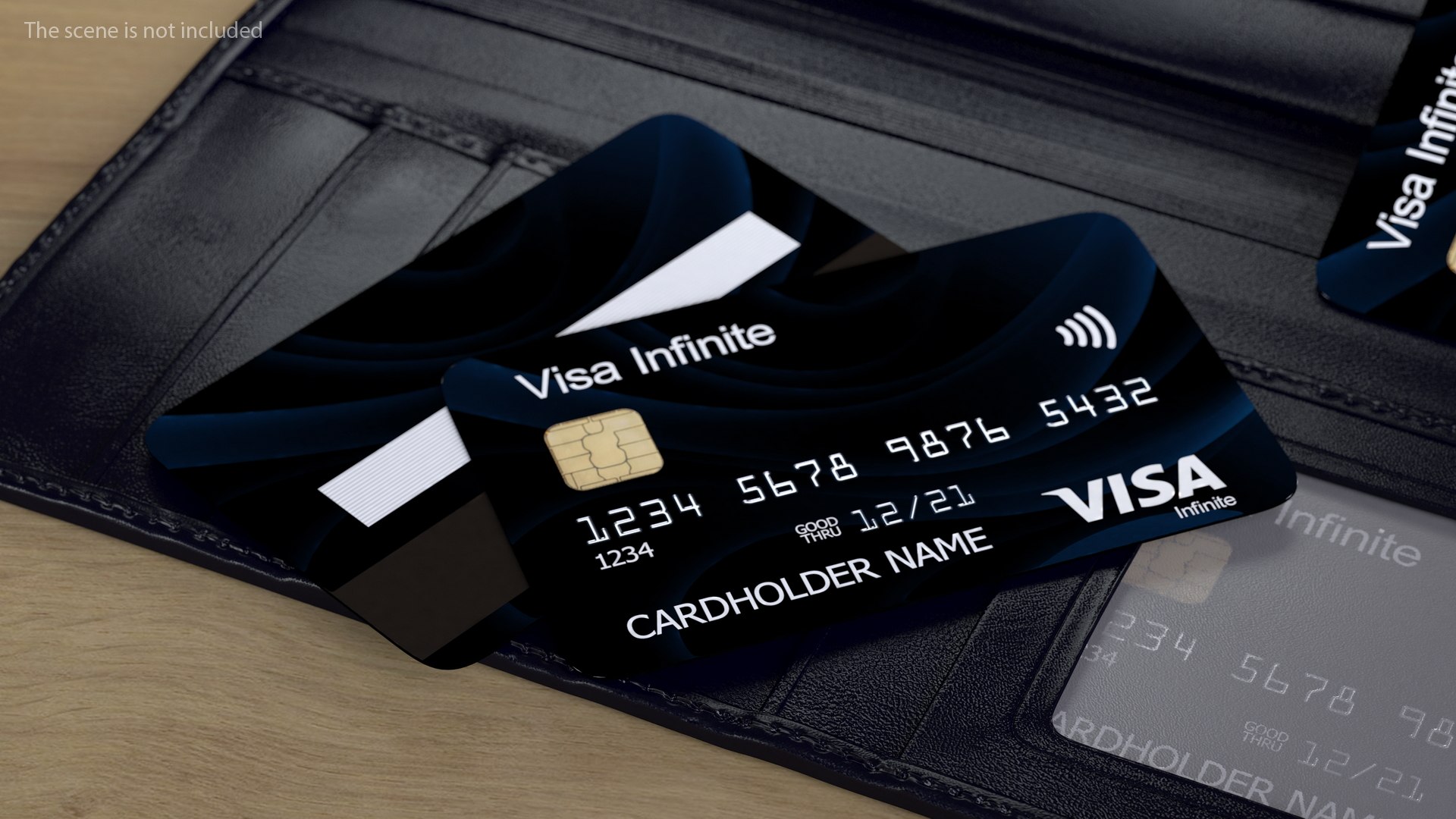 3D Visa Signature Credit Card Model - TurboSquid 2045909