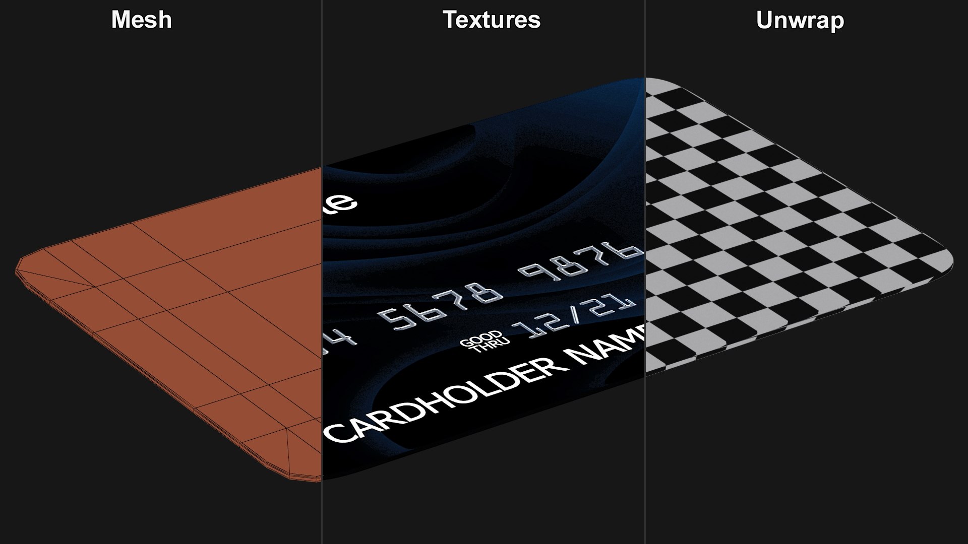 3D Visa Signature Credit Card Model - TurboSquid 2045909
