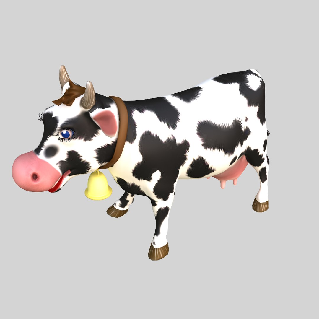 Max Cartoon Cow Animate
