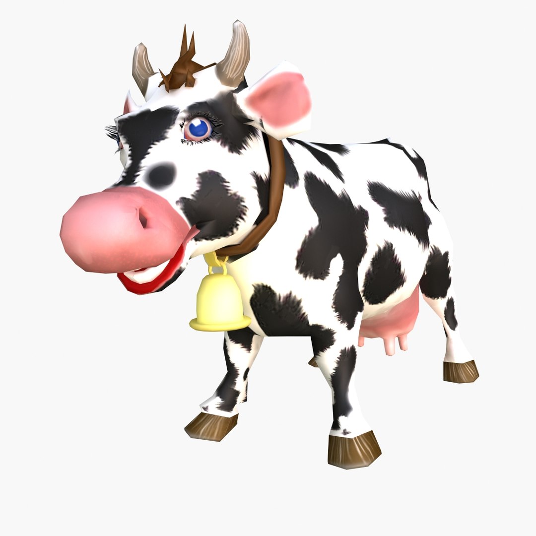 Max Cartoon Cow Animate
