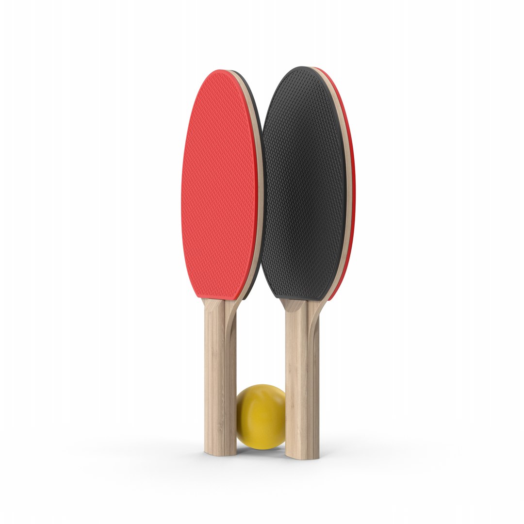 3D Model Ping Pong Paddles - TurboSquid 1964755