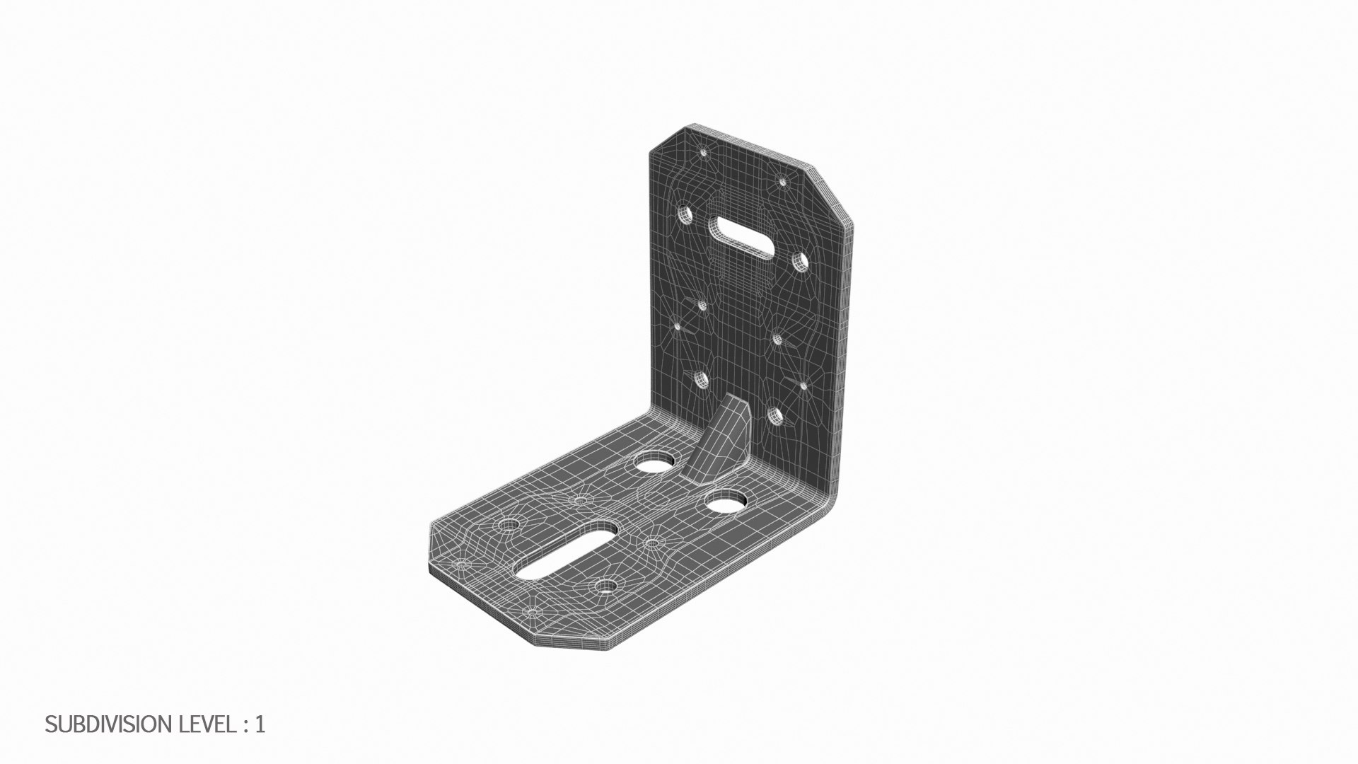 3D Angle Mount Pipe Brackets - TurboSquid 1481600