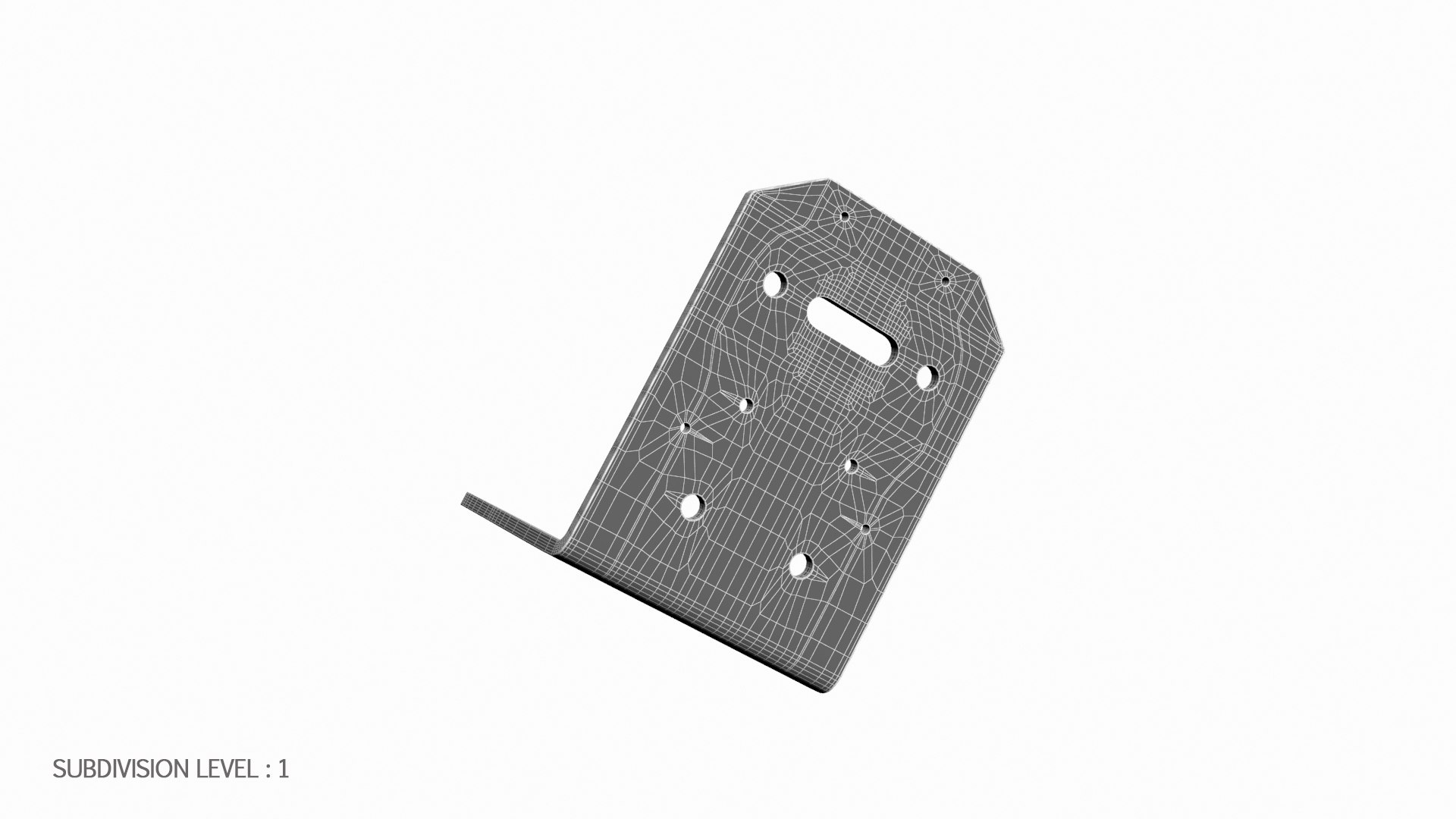 3D Angle Mount Pipe Brackets - TurboSquid 1481600