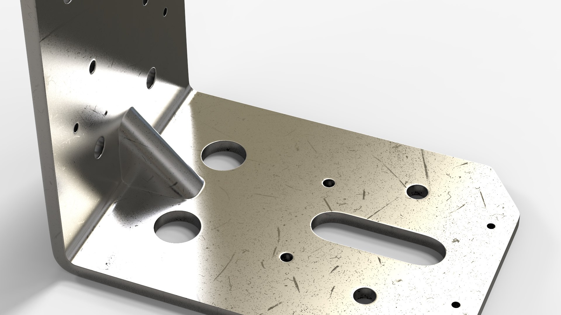 3D Angle Mount Pipe Brackets - TurboSquid 1481600