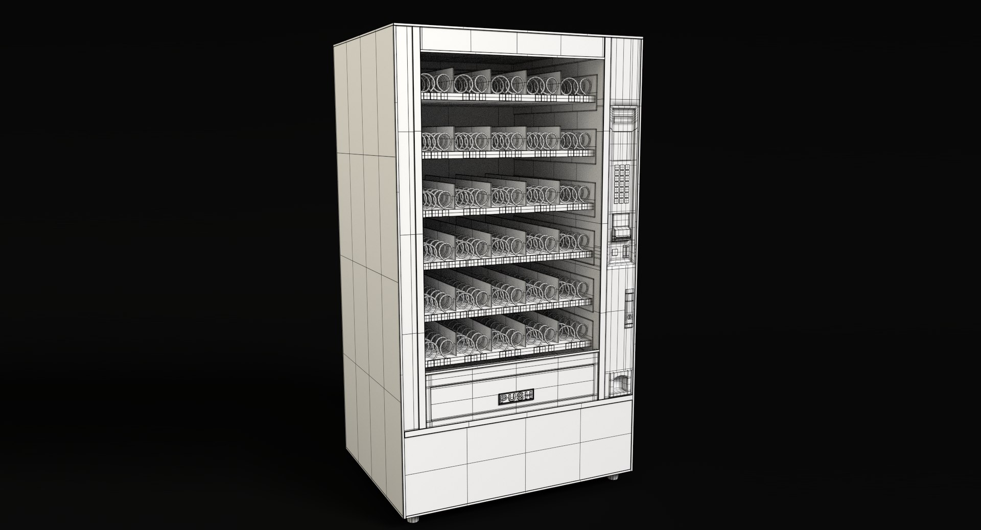 3d Vending Machine Model