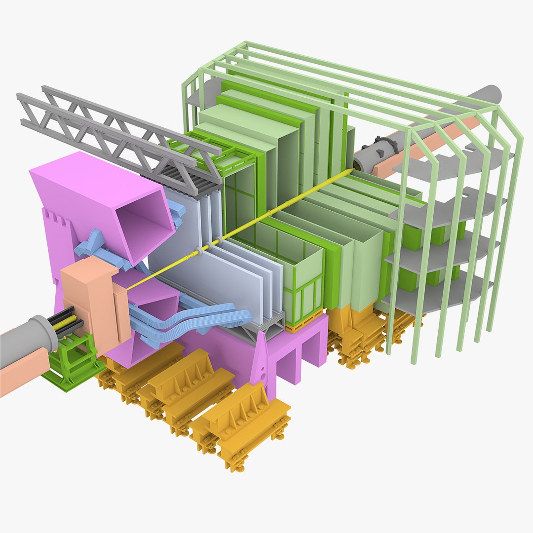 3d large hadron collider lhc model