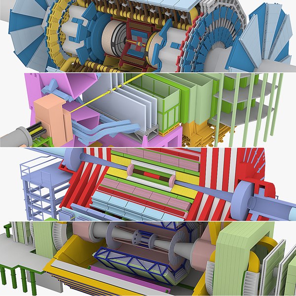 hadron collider 3d model