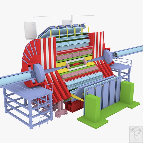 3d large hadron collider lhc model
