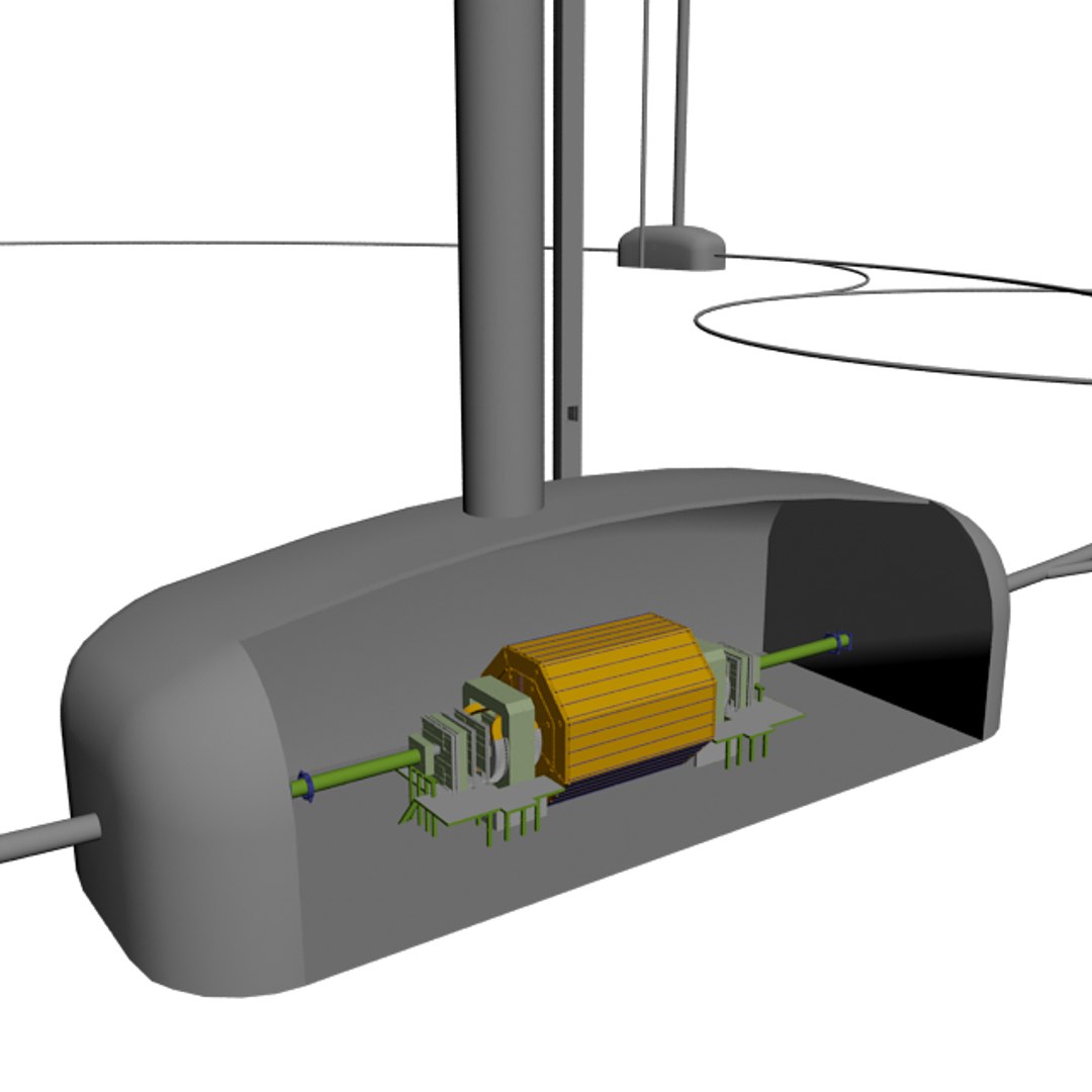 3d large hadron collider lhc model