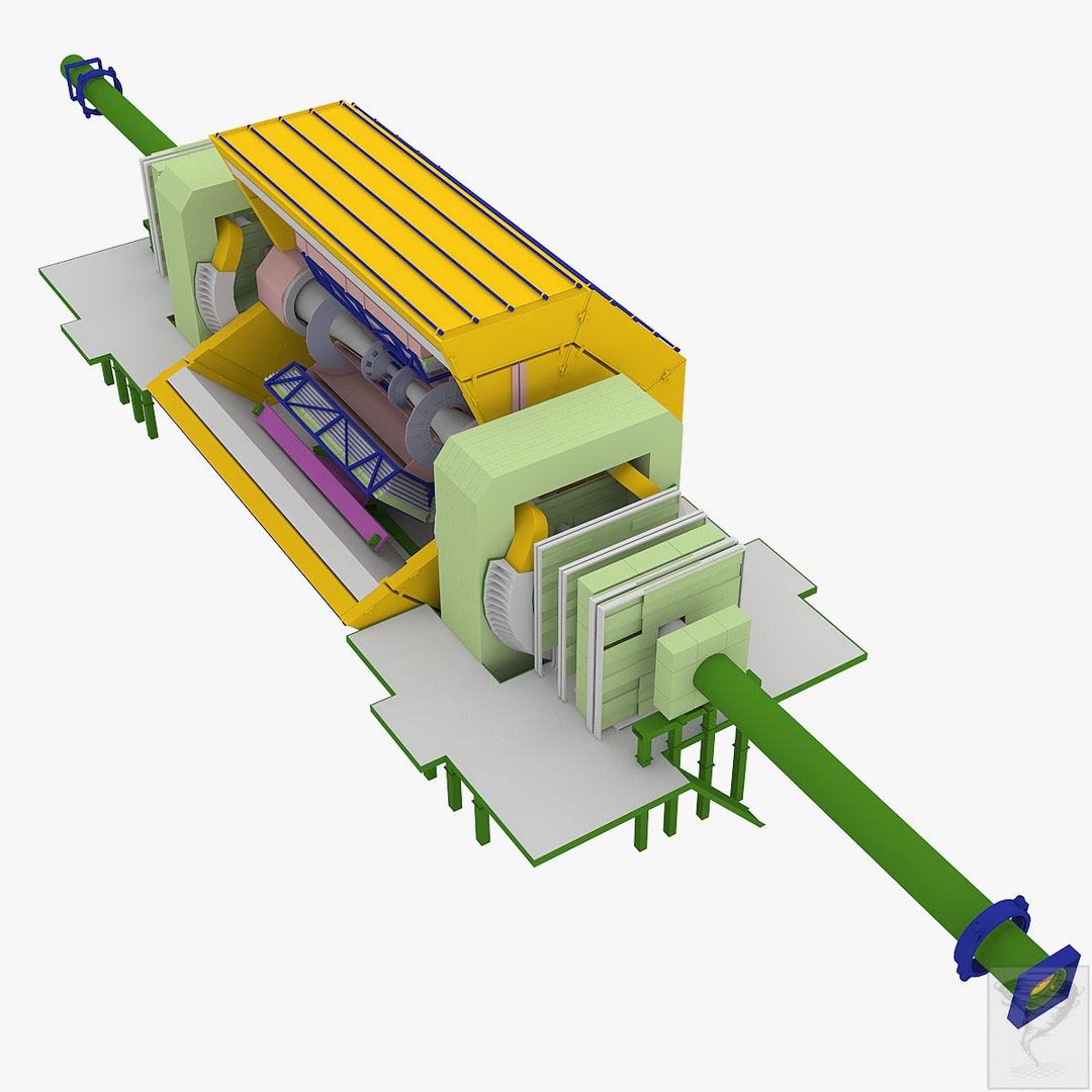 3d large hadron collider lhc model