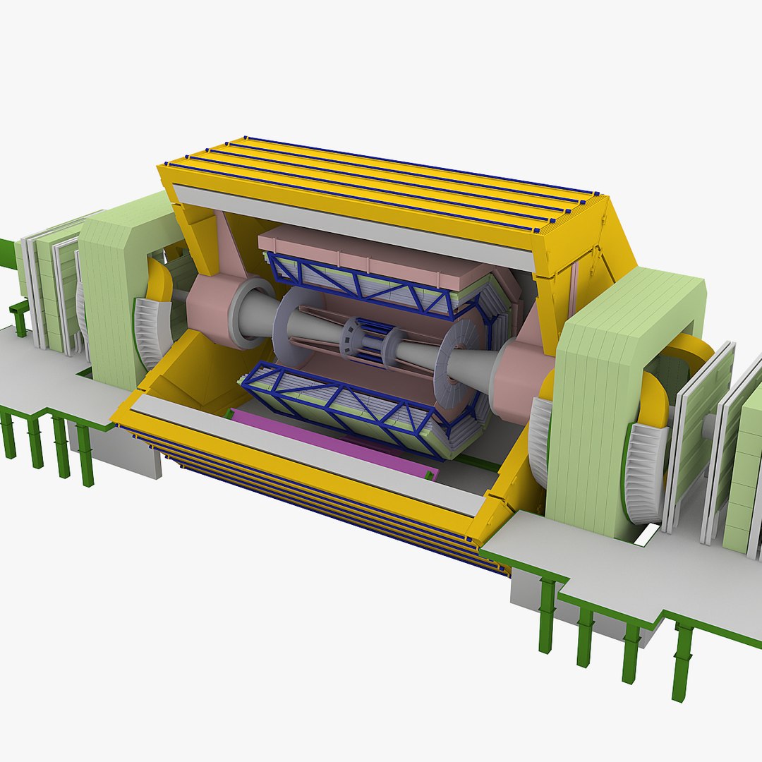 3d large hadron collider lhc model