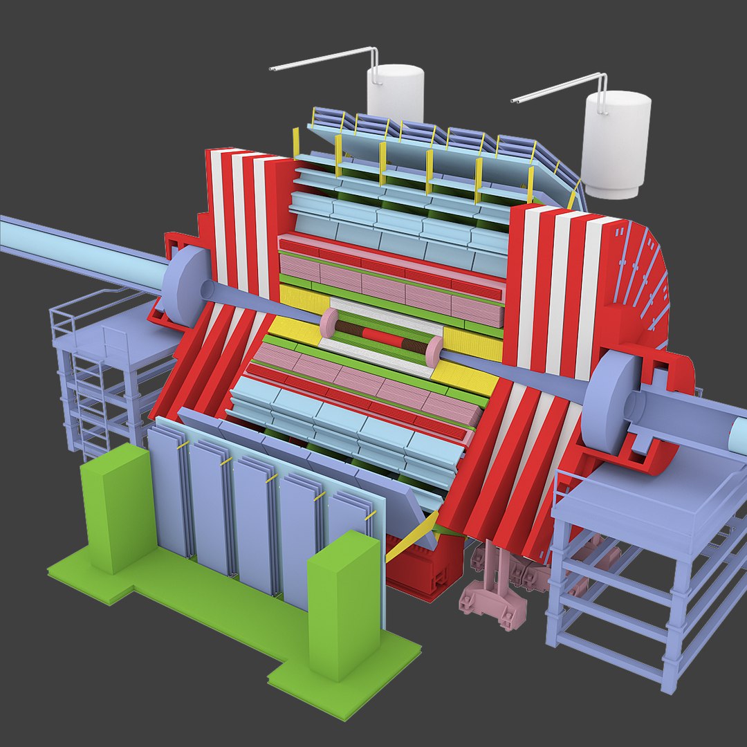 3d large hadron collider lhc model