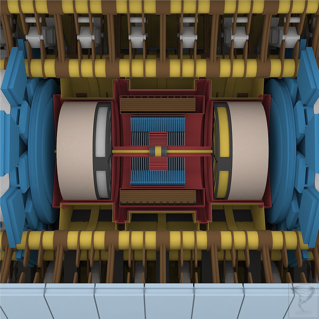 3d large hadron collider lhc model