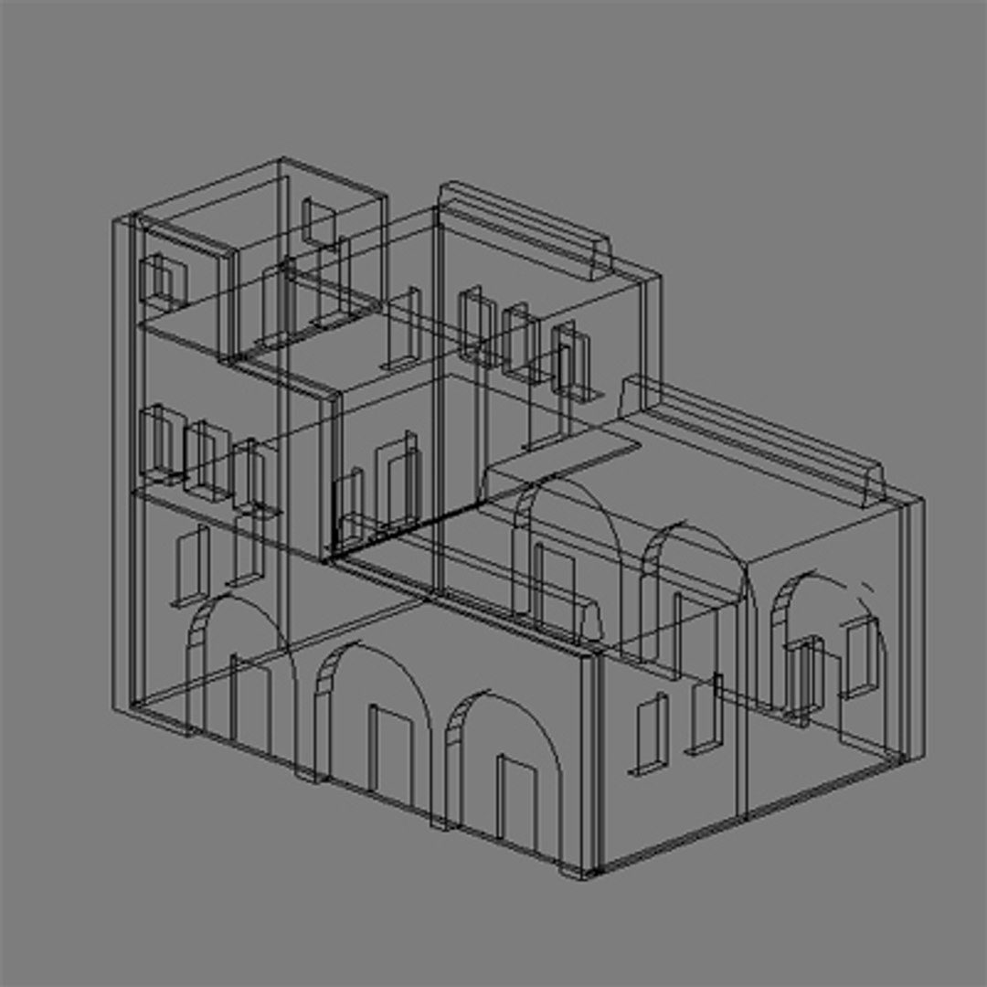 Arab Building 3d 3ds