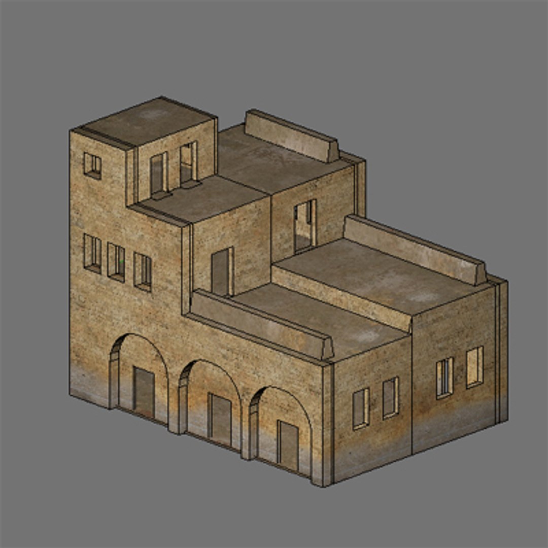 Arab Building 3d 3ds