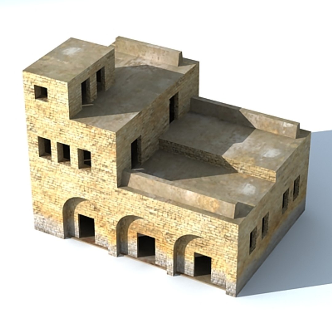 Arab Building 3d 3ds