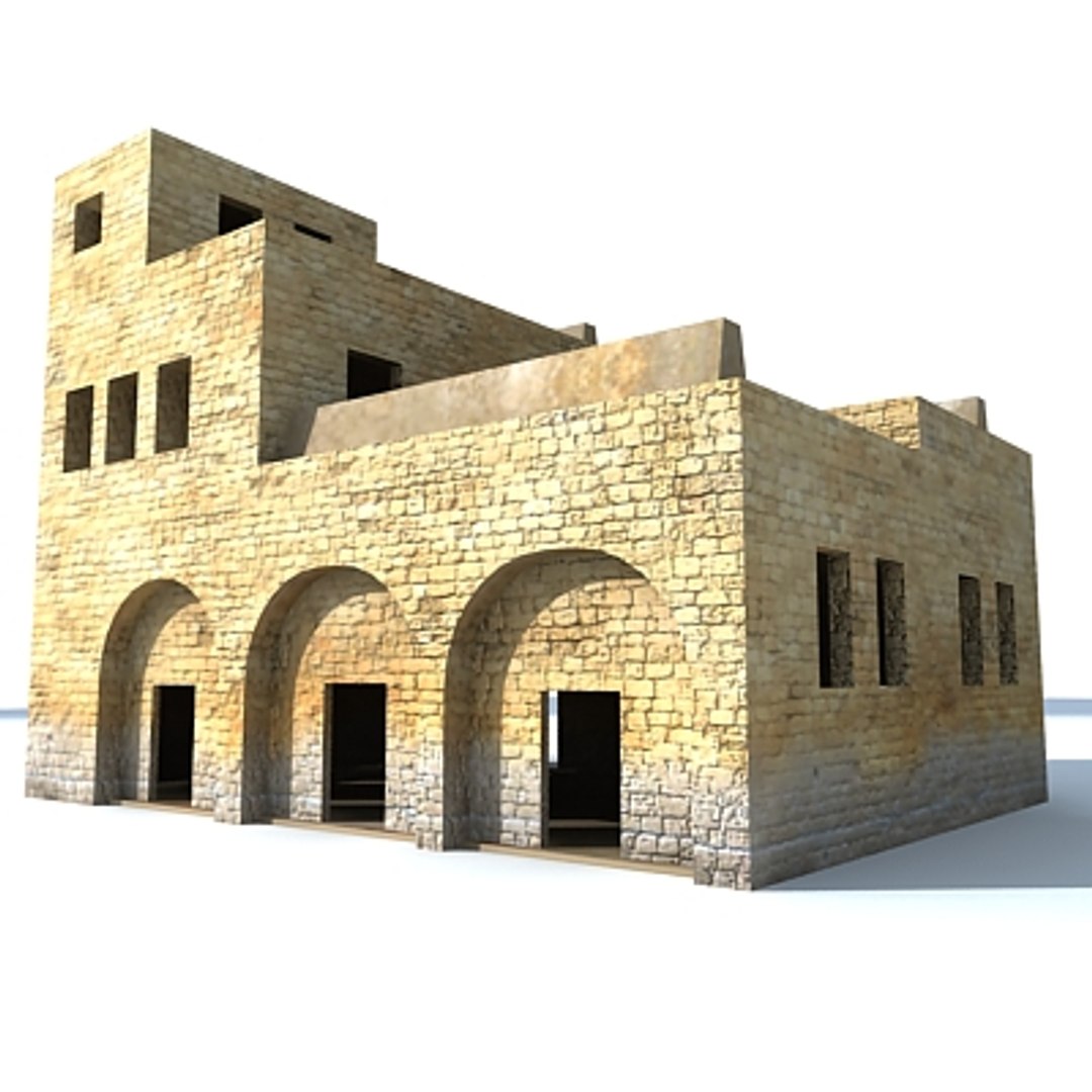 Arab Building 3d 3ds