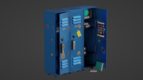 3D locker - TurboSquid 2041726