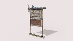 Diner Sign 3D Models for Download | TurboSquid