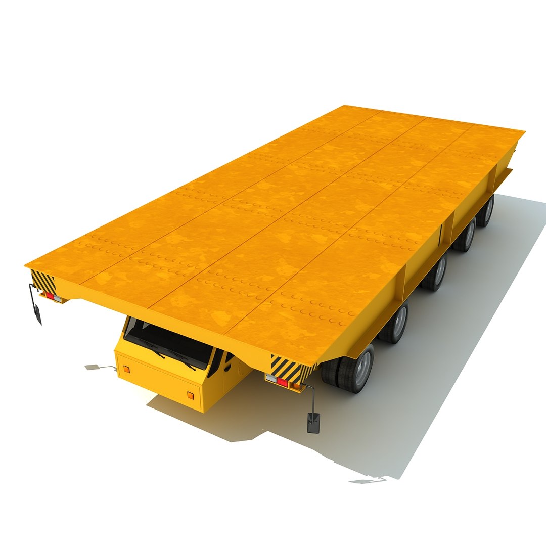 3d Model Shipyard Transporter Vehicle