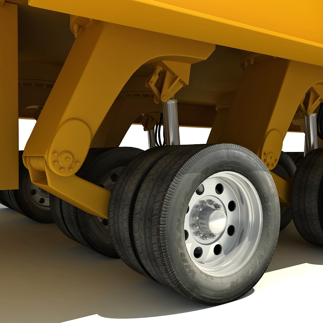 3d Model Shipyard Transporter Vehicle