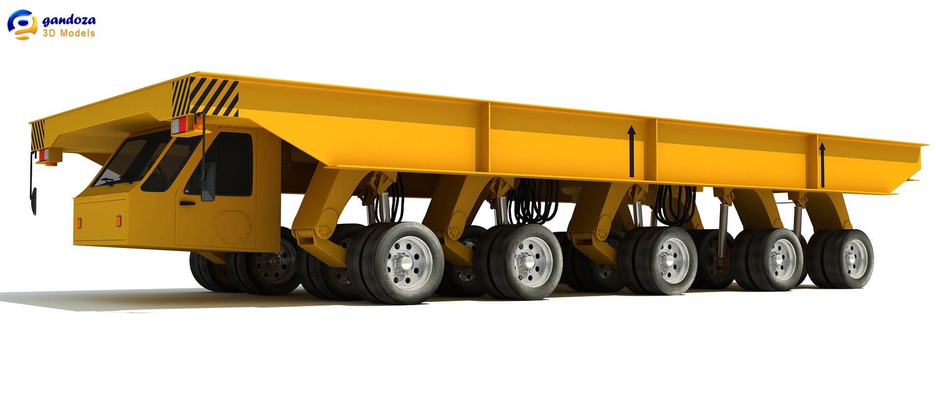 3d Model Shipyard Transporter Vehicle