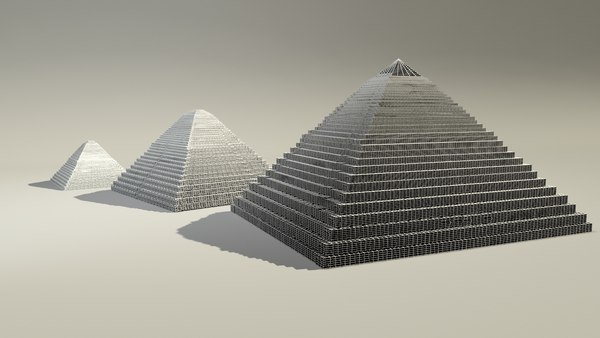 egyptian pyramids 3d model