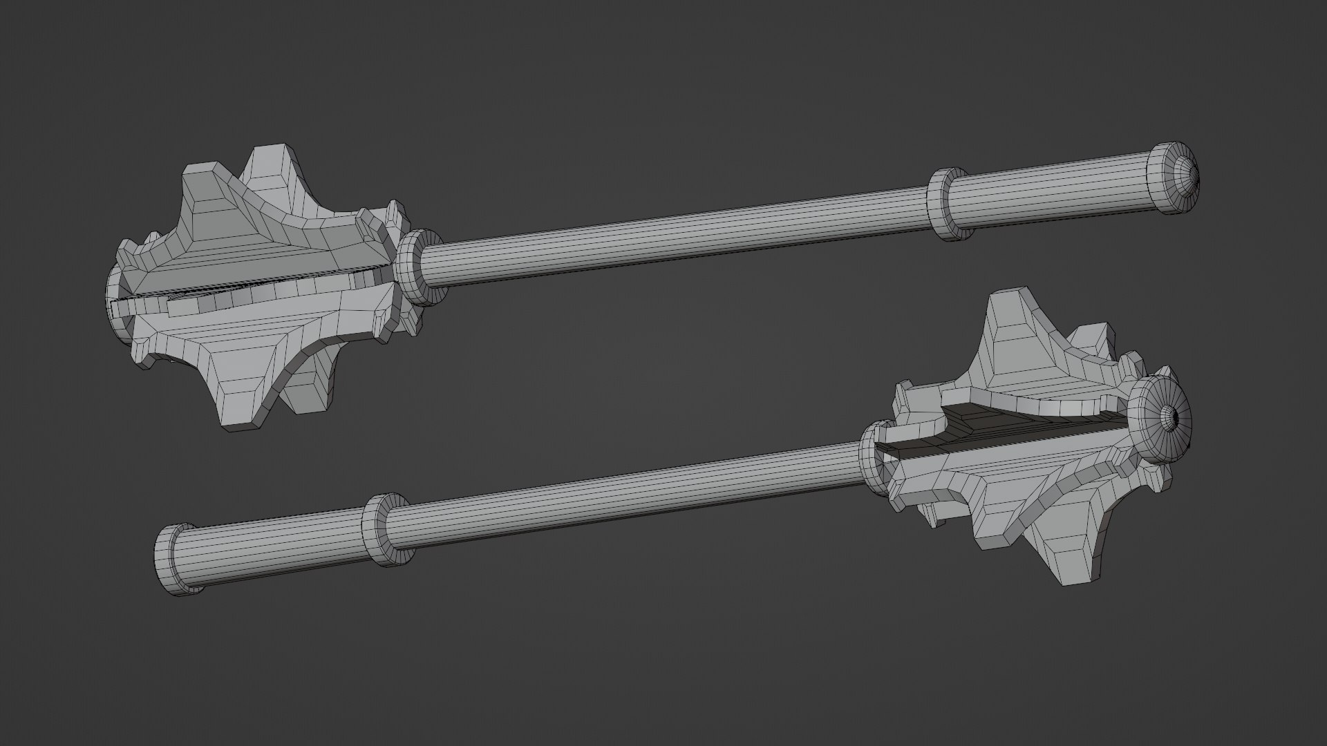 3D Model Flanged Mace - TurboSquid 2072624