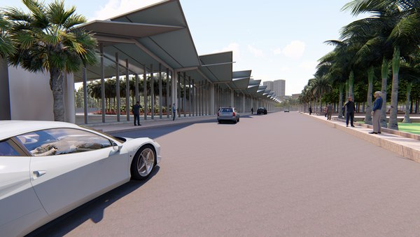 Bus Station SketchUp Models for Download | TurboSquid