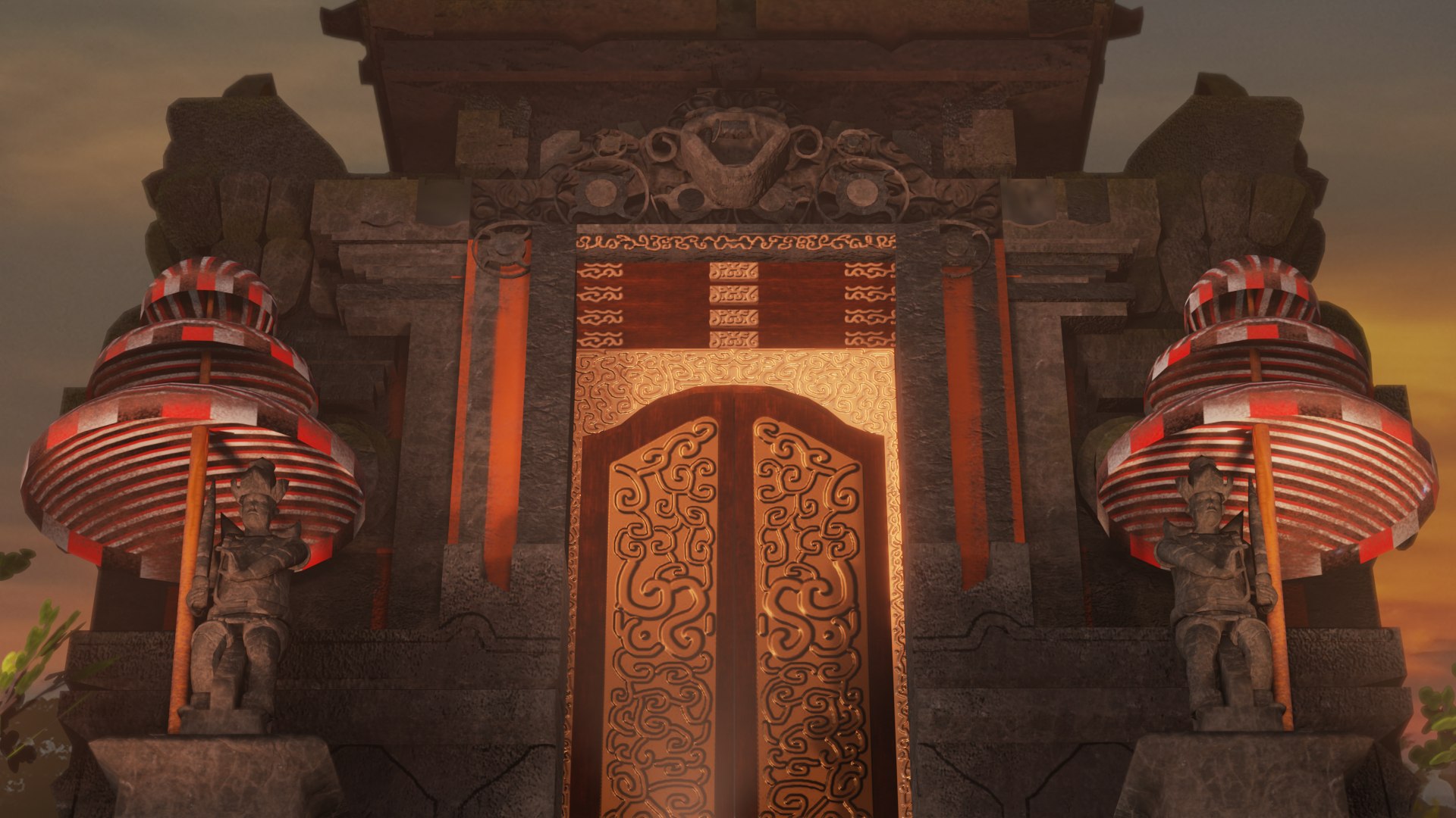 Balinese Stage 3D Model - TurboSquid 1703592