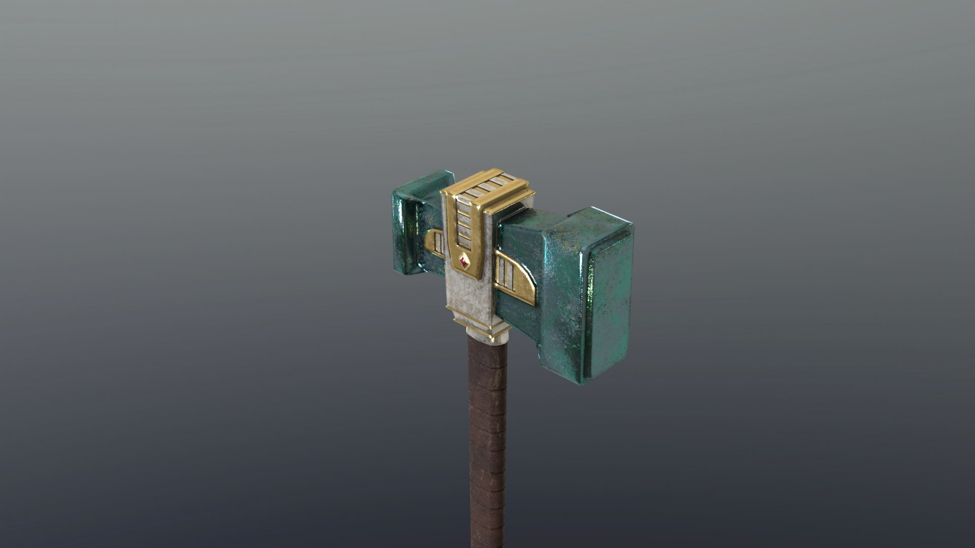 Hammer - Adamantite 3D Model - TurboSquid 2155615