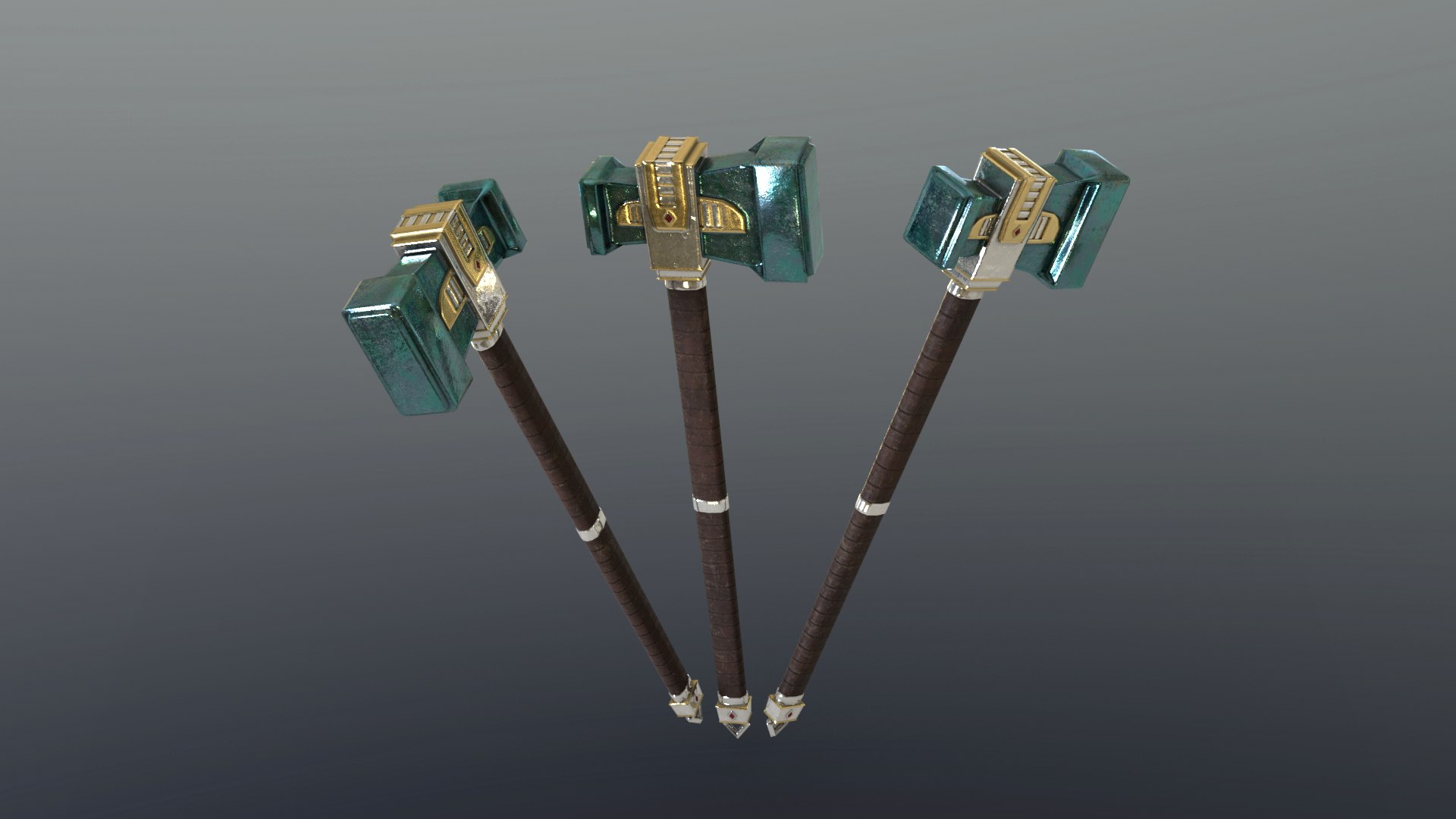 Hammer - Adamantite 3D Model - TurboSquid 2155615
